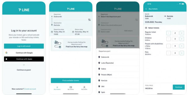 Catamaran ferry transportation | TP Line d.o.o.
